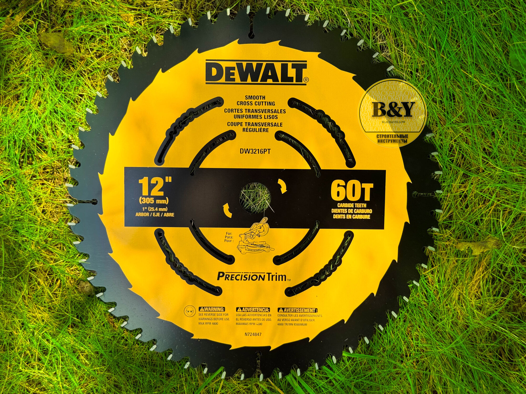 Пильный диск DEWALT DW3216PT 305х25,4 мм. 60 зубьев по дереву