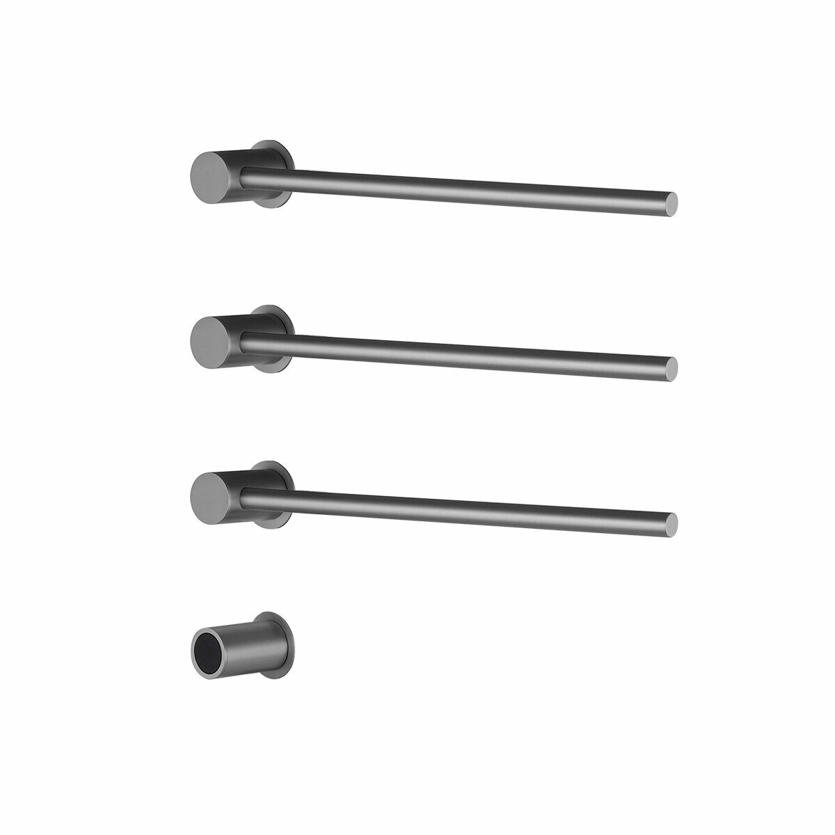 Полотенцесушитель электрический RAGLO R350.51.09 встраиваемый сенсорный с терморегулятором , графит