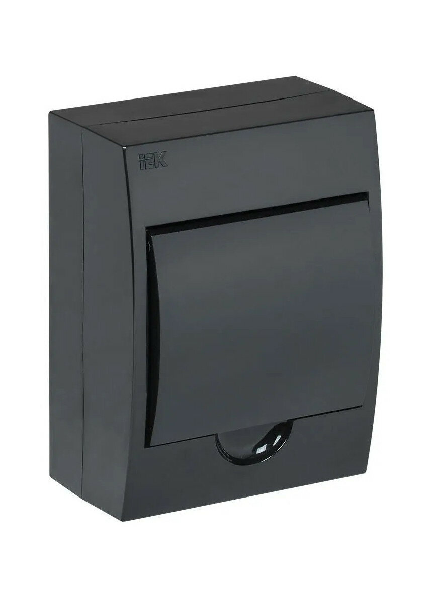 Корпус пластиковый IEK ЩРН-П-6 IP41 черный для модульного щита