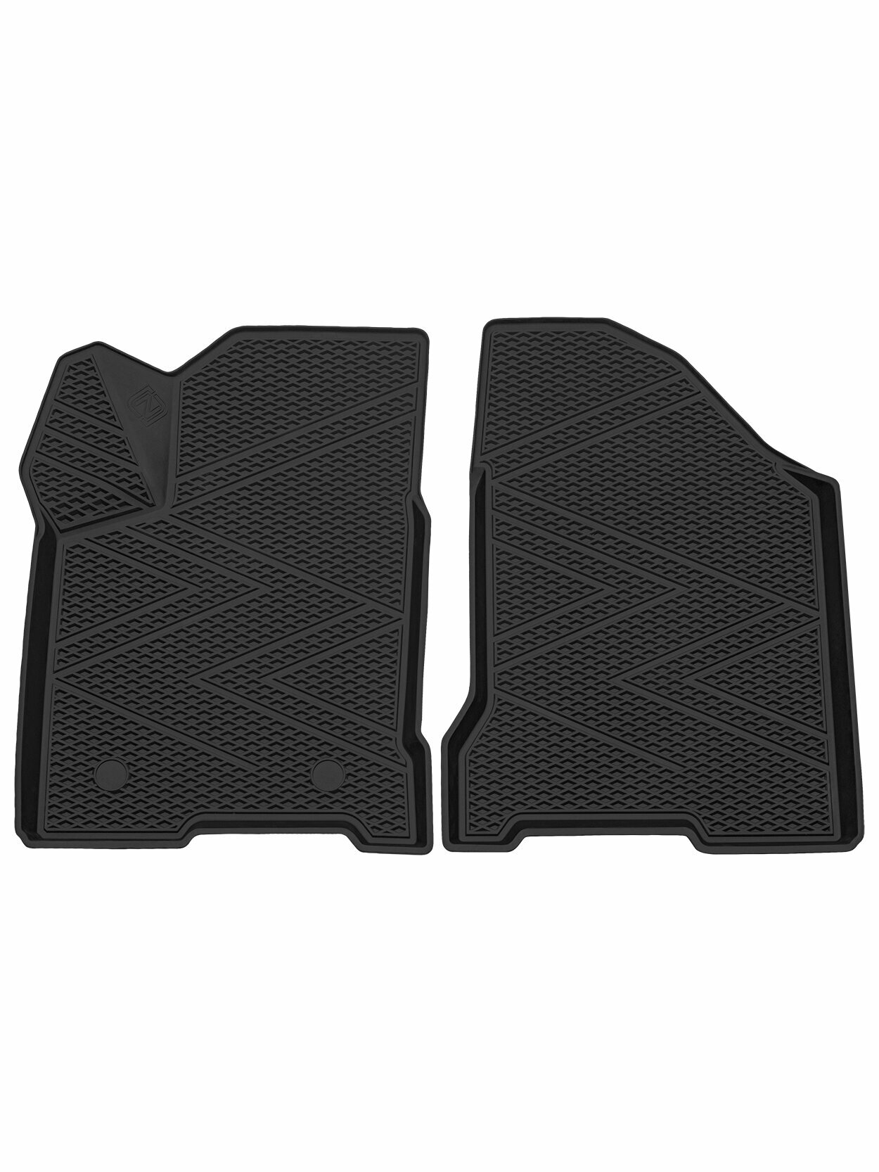 Коврики в салон EVA-борт резиновые для LADA Vesta (15-22) (передние) (Борт 4см)