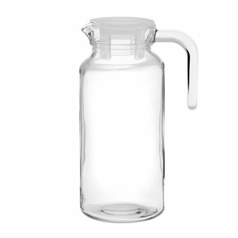 Кувшин Pasabahce Бейзик 1,3 л с крышкой, стеклянный