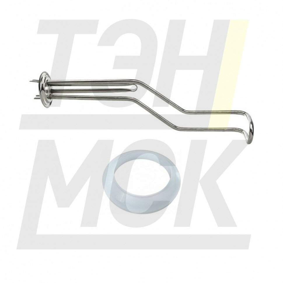 Комплект ТЭН 2 кВт (2000 Вт) RF для горизонтального водонагревателя Polaris, Timberk + прокладка, П2001K1