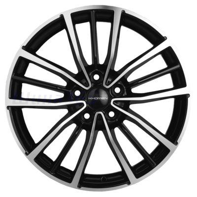 Литой колесный диск Khomen Wheels KHW2012 (Zeekr 001) 8x20/5x108 ET40 D63,4 Black-FP