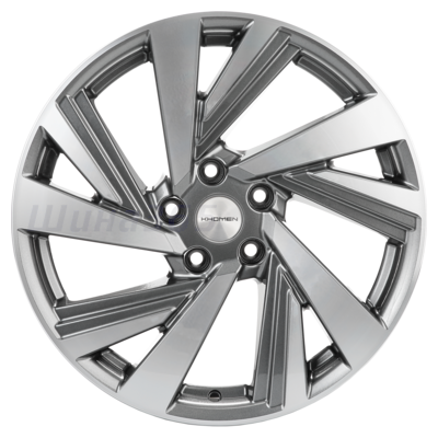 Литой колесный диск Khomen Wheels KHW1801 (Teana/X-trail) 7,5x18/5x114,3 ET45 D66,1 Gray-FP