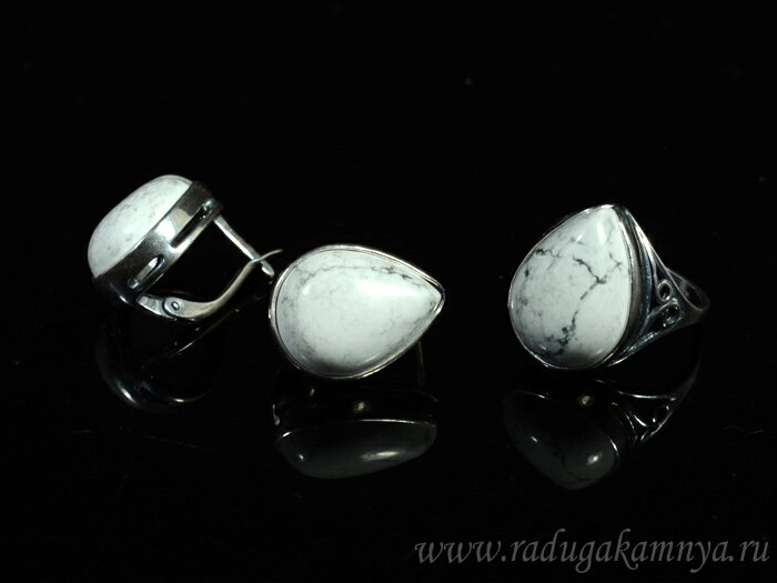 Серьги, кахолонг