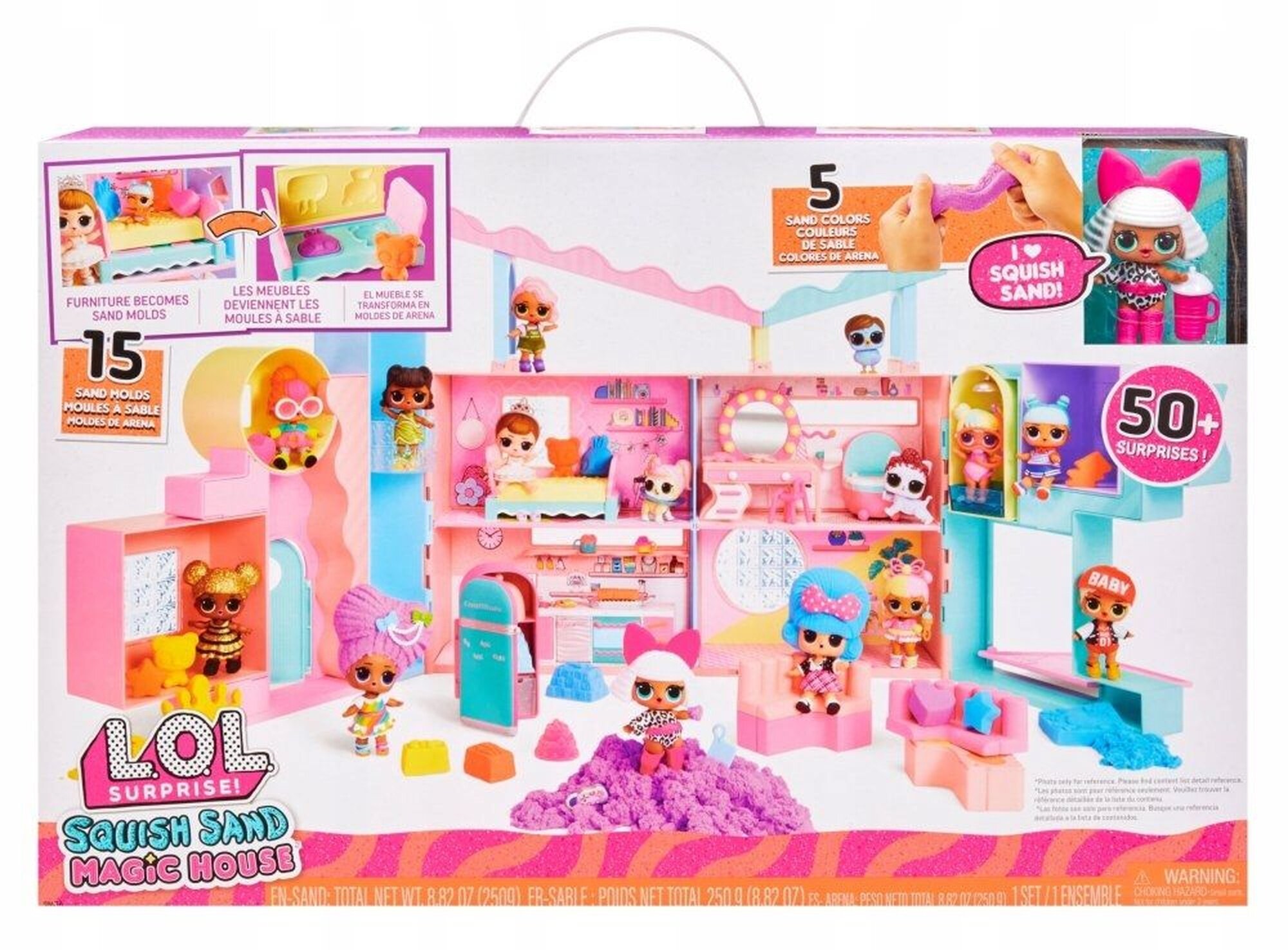 Кукольный домик LOL SURPRISE - Волшебный домик Коттедж для кукол ЛОЛ 593218