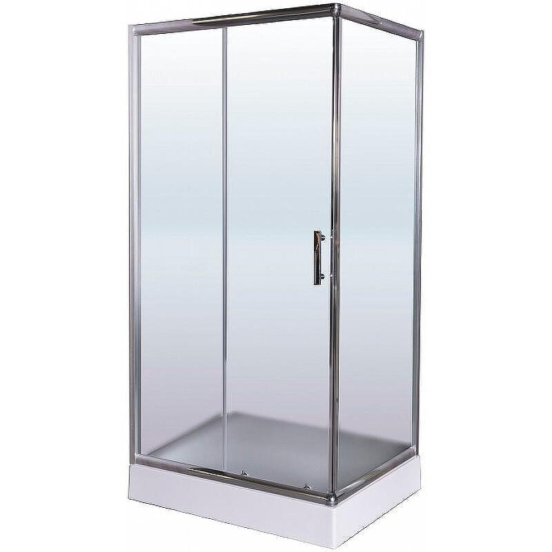 Душевой уголок Esbano ESR-8021 120x80 ESUGR8021 профиль Хром стекло рифленое