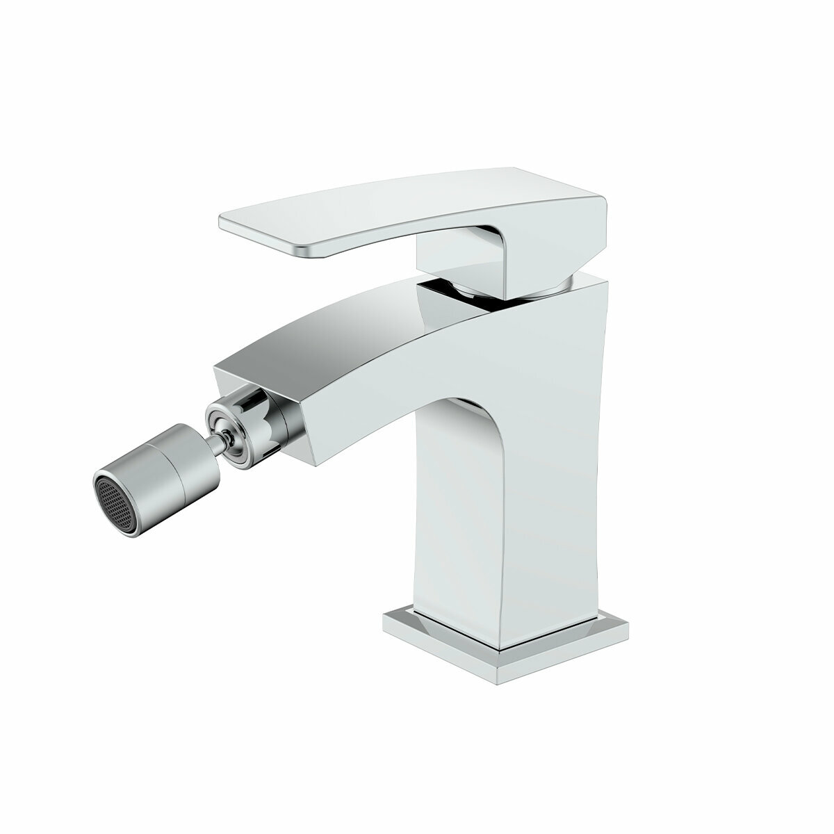 Смеситель Raglo "R01.50", для биде, латунь, монолитный, хром