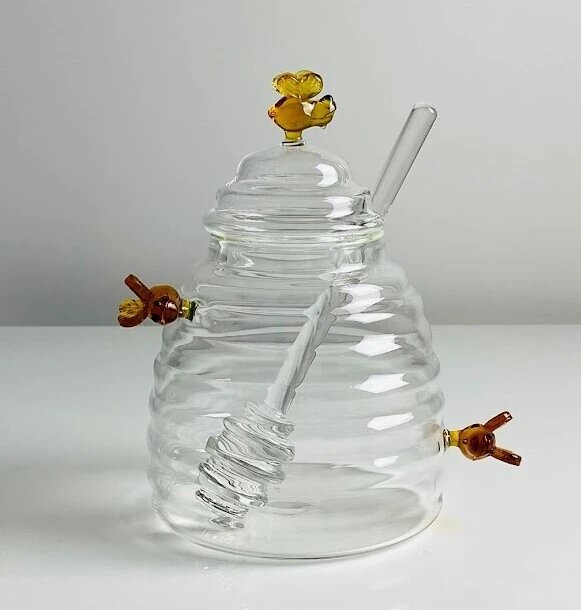 Банка для мёда 500мл с ложкой Стекло 588-734 118-588-734