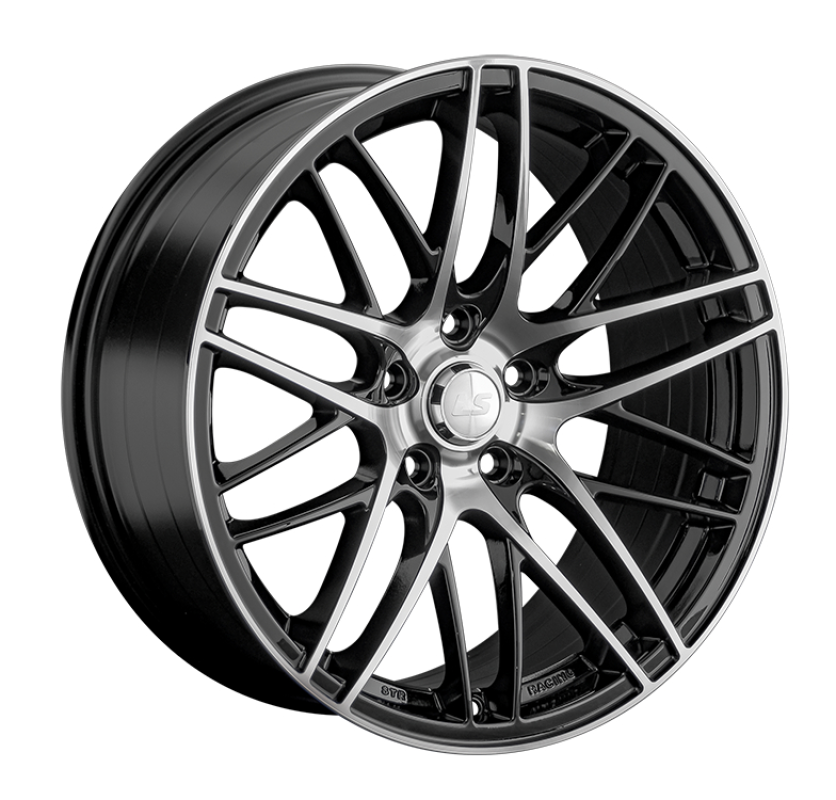 Диск колесный LS Wheels 1338 8,5x18 5x112 Dia66.6 ET30 цвет BKF (черный)