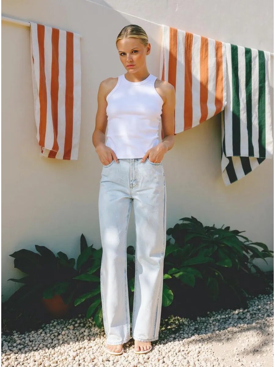 Джинсы трубы джинсы 