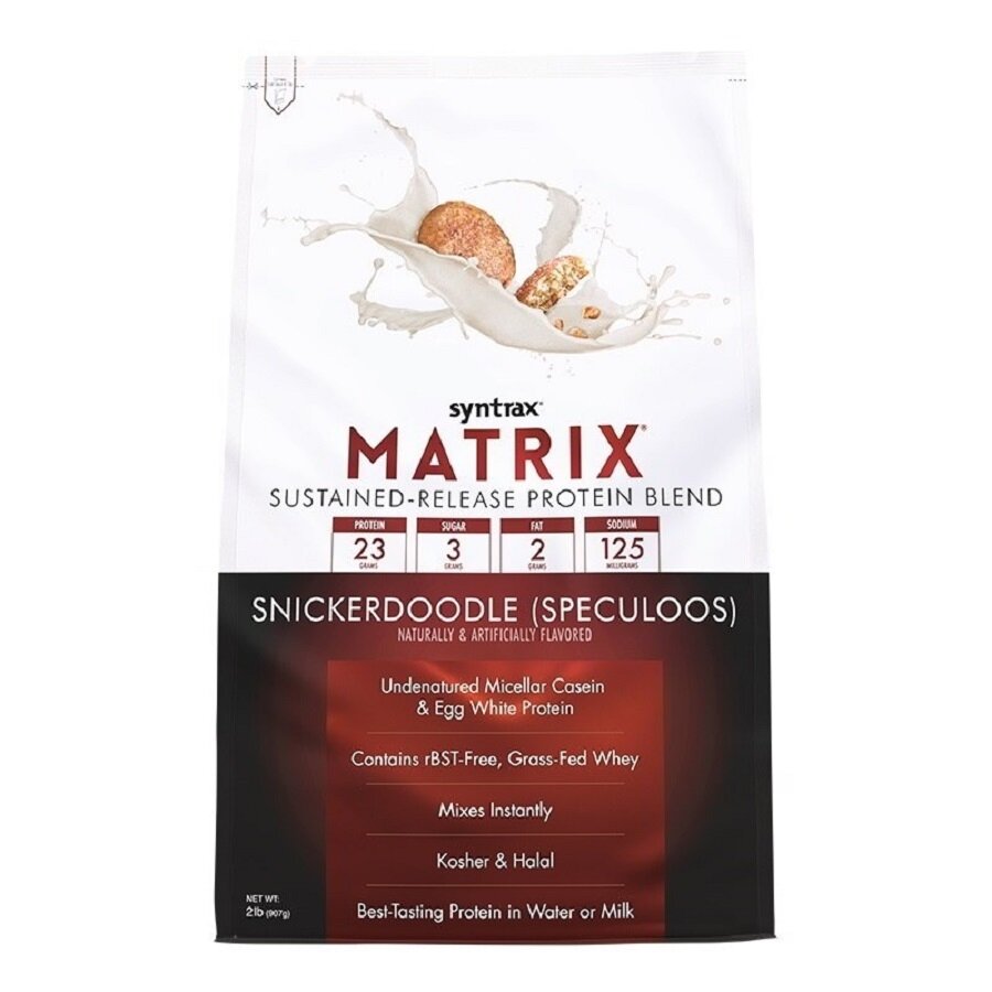 Многокомпонентный протеин Matrix 907 гр 2 lb пакет (Syntrax) Печенье сникердудл