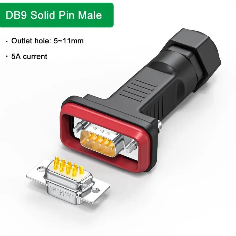 DIVEDEER DB9/DB15 Водонепроницаемые разъемы DB9 SM