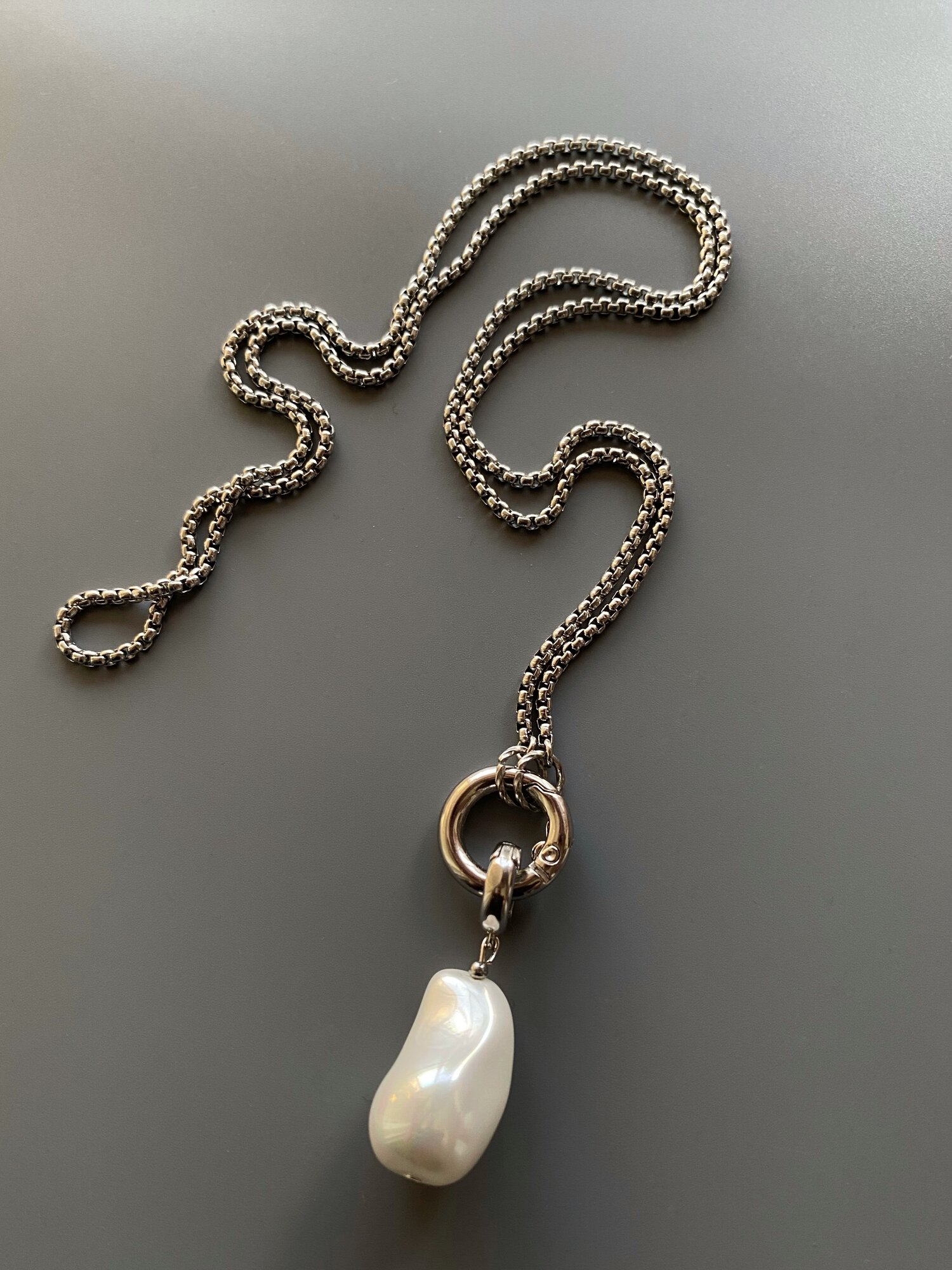 Колье, жемчуг имитация