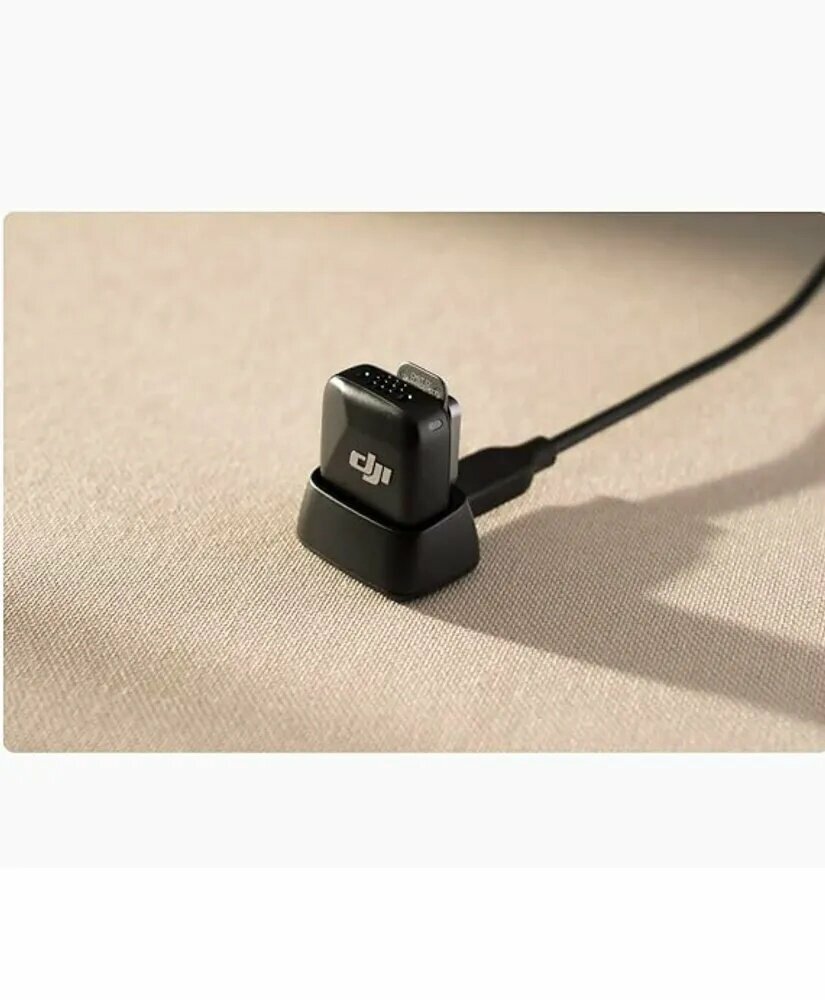 DJI Аксессуар для микрофона Мини-передатчик DJI Mic (бесконечный черный), сверхлегкий беспроводной микрофон с детальной передачей звука для камеры/iPhone/Android, видеоблогов, потокового вещания, хаки, черный матовый