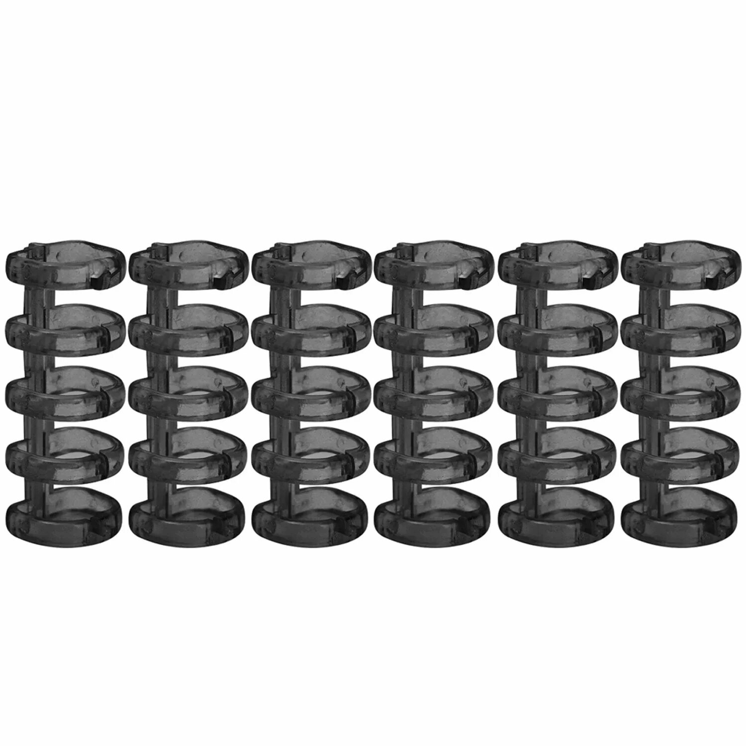 Пластиковые кольца для сшивания Черный, 6pcs Black