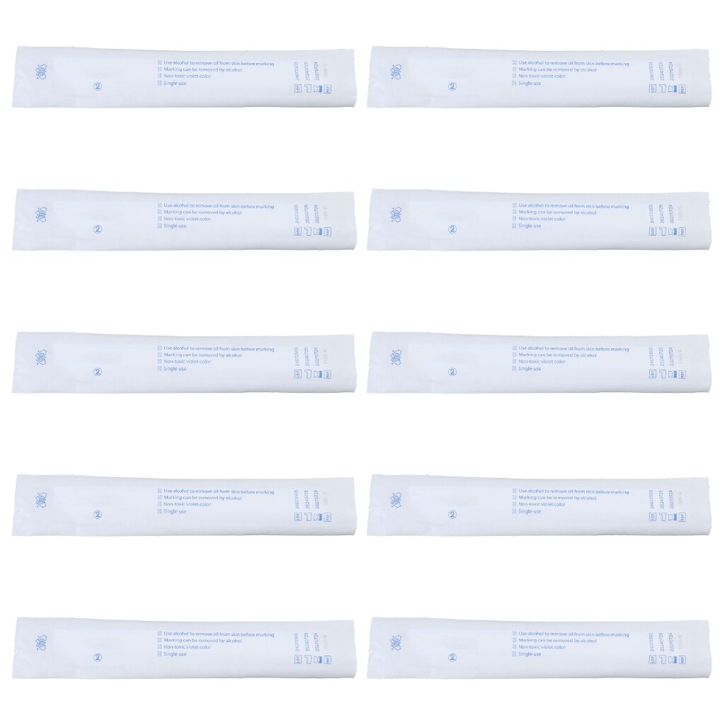 10x маркер кожи, ручка для позиционирования бровей, белый маркер, хирургический маркер для кожи
