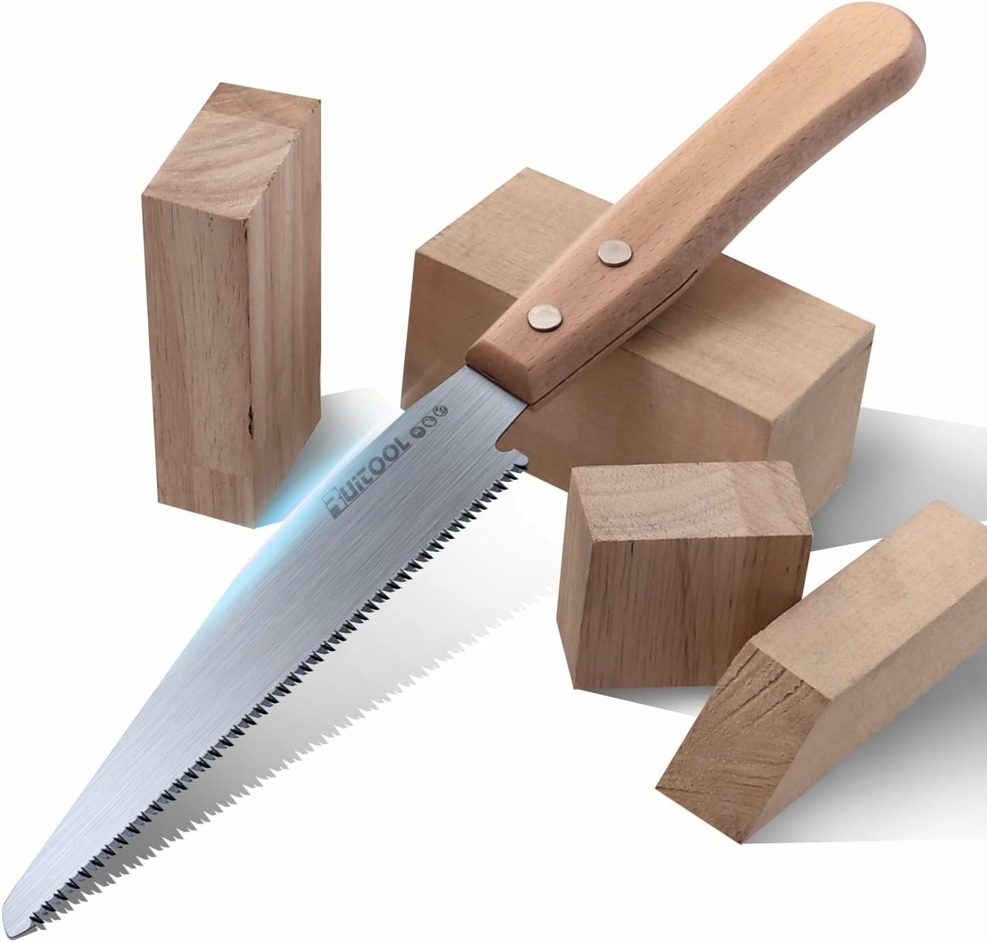 Японская ручная пила RUITOOL с 6-дюймовым упором SK5 и гибким стальным лезвием 14 т/дюйм