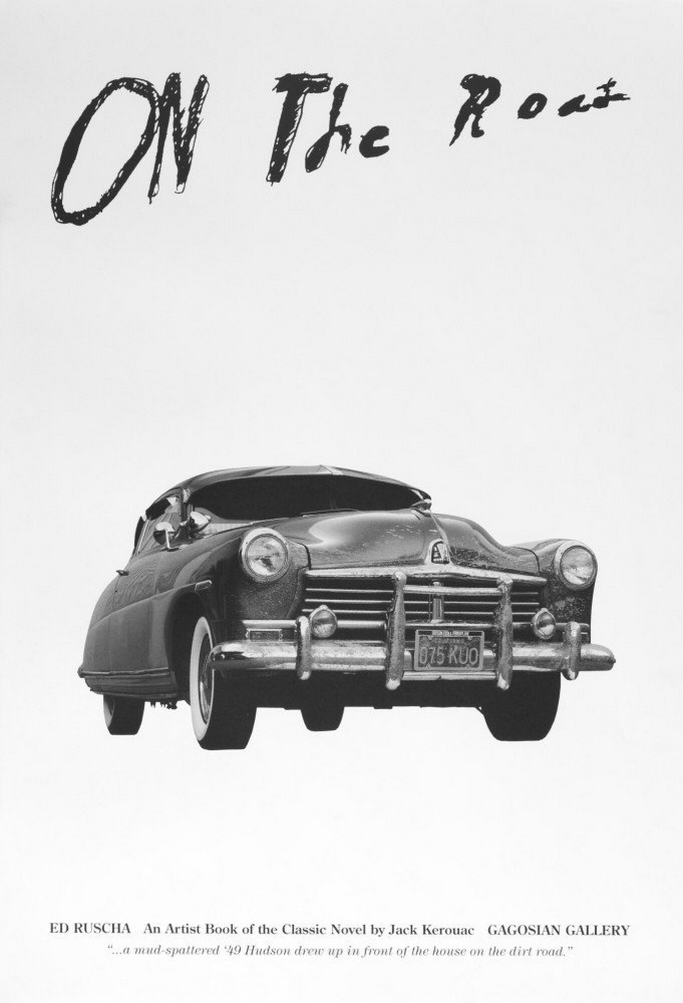 Плакат, постер Эд Руше: бит-поколение на Hudson на бумаге, размер 21х30см