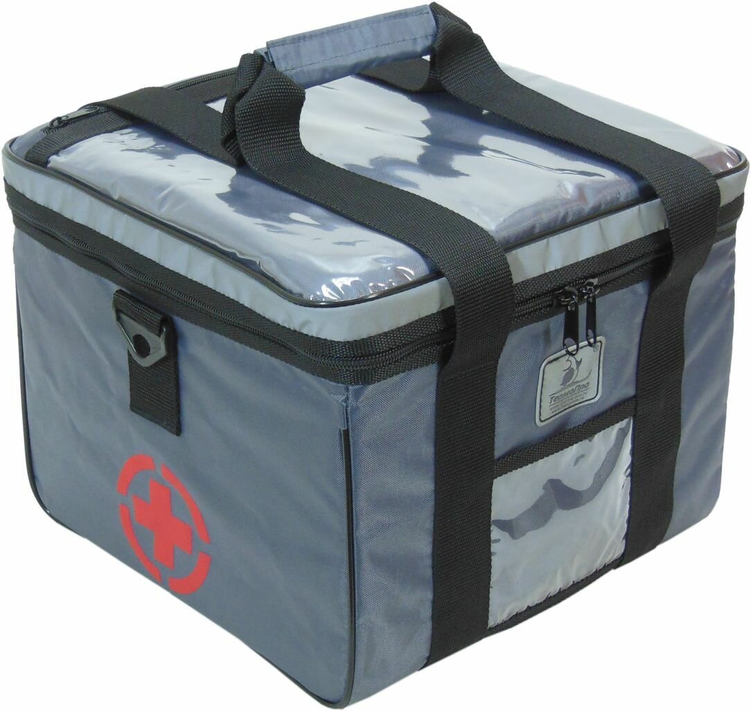 Термоконтейнер, медицинский ТермоПро Т-12, тёмно-серый, 12 л