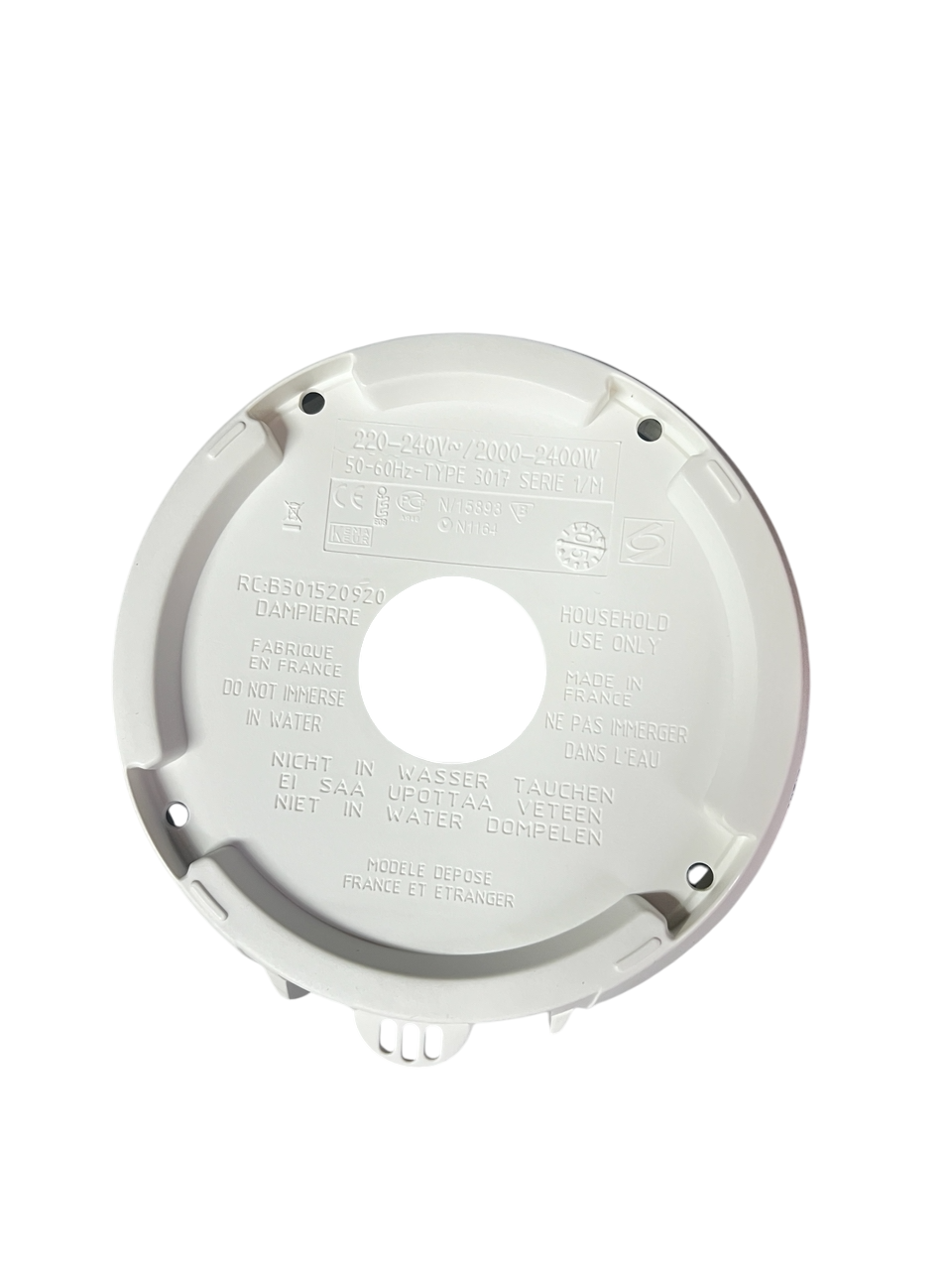 TS-24035982 Нижняя часть корпуса для чайника TEFAL 78450824