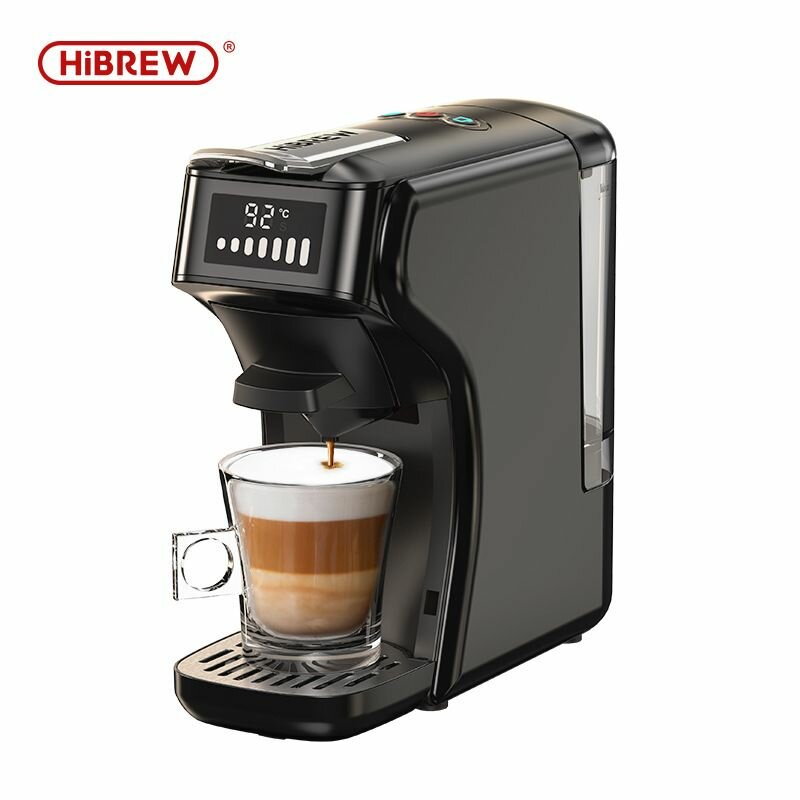 Капсульная кофемашина HiBREW H1B/5 в 1, Капсулы+чалды+молотый кофе/белый