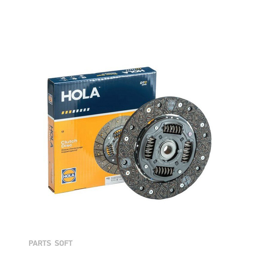 HOLA CHD029 Диск сцепления (серия DTC) CHEVROLET Cruze 1.6 1.8 Orlando 1.8 Evanda 2.0 Rezzo 2.0 OPEL Astra ()