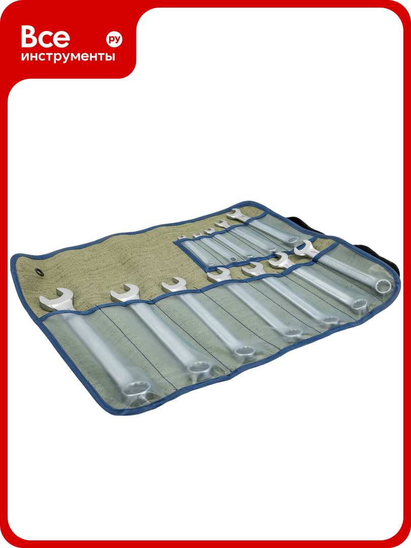 Набор ключей БМ КГК 6-22 мм 12 предметов в сумке БМ-002, себя типовые размеры