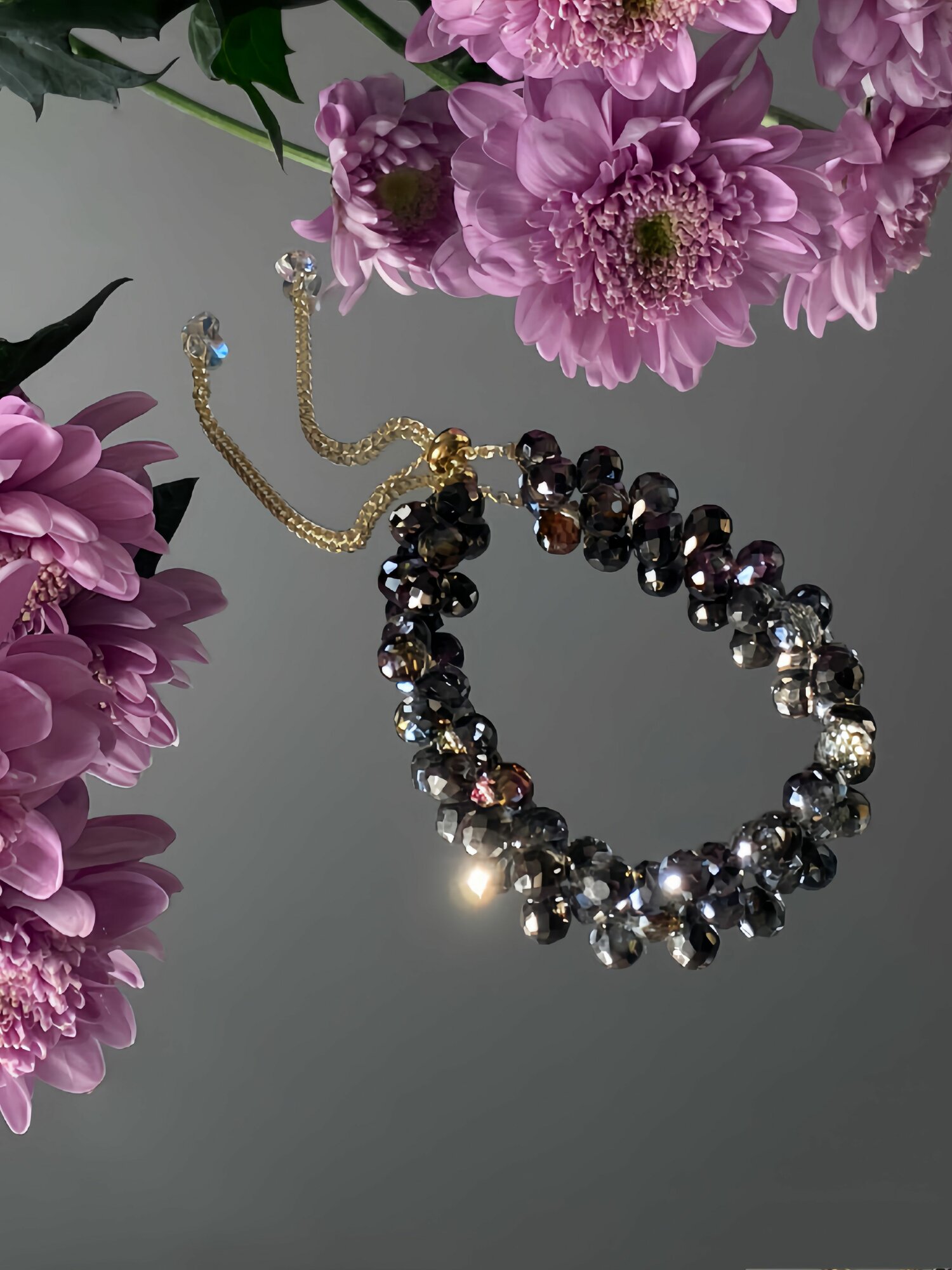 Браслет, хрусталь, кристалл, кристаллы Swarovski, стразы