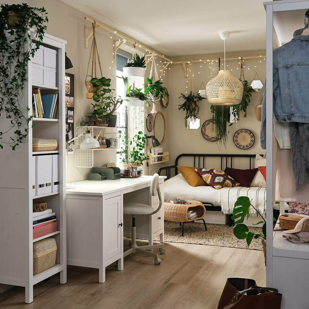 Стол письменный кантри (IKEA HEMNES), 155х64.5х74 см, белый