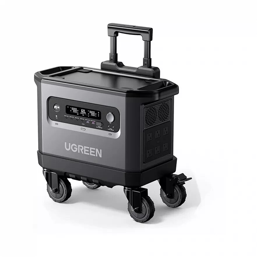Электростанция UGREEN GS2200 (15357) PowerRoam Portable Power Station 2048Wh/ 2200W AC*4EU Deep Gray