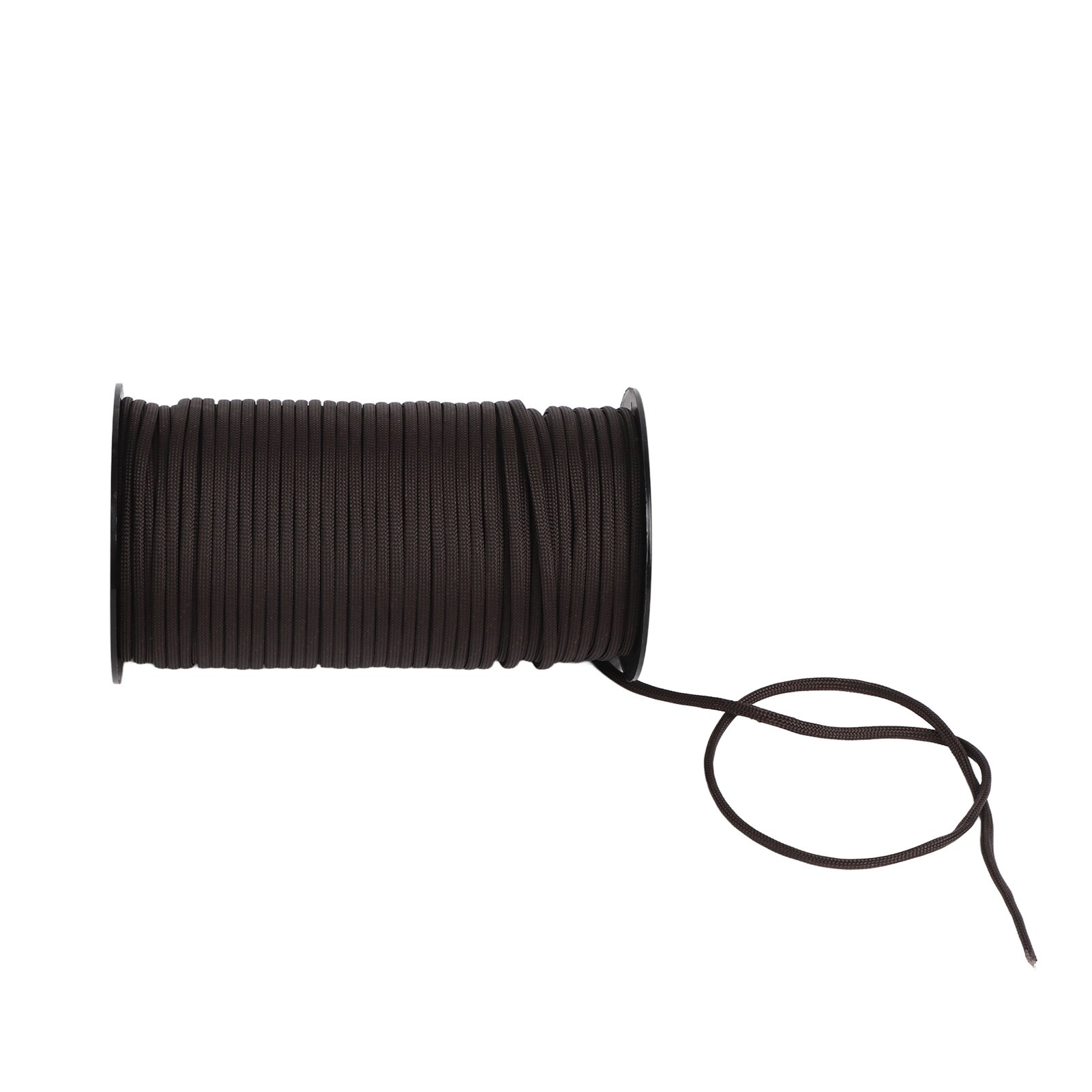 100 м наружный веревка для парашюта и спасательных операций, веревка для выживания, подходит для туризма и альпинизма (Темно-коричневая)