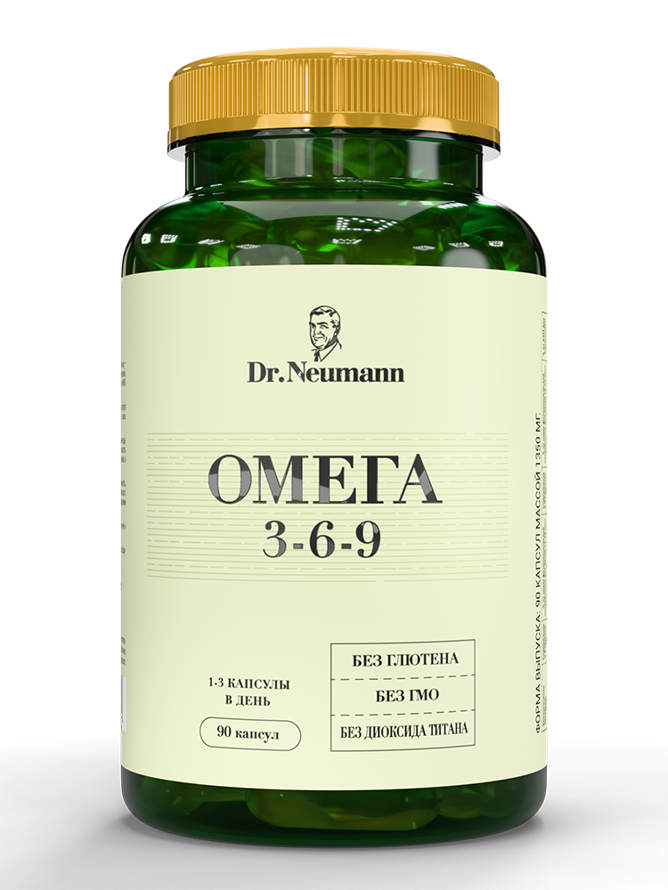 DR NEUMANN омега 3-6-9 N90 капс массой 1350МГ