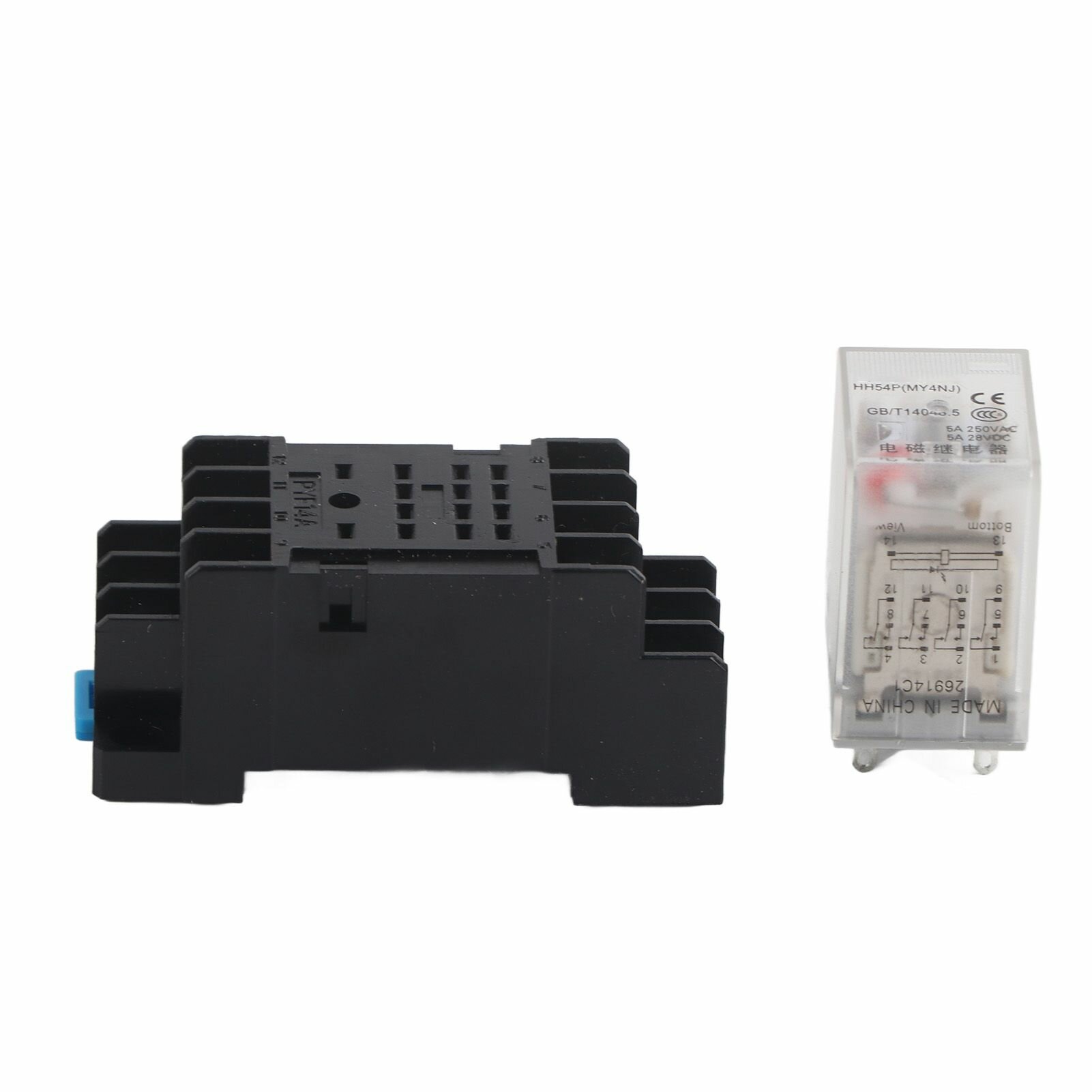 Мини-промежуточное электромагнитное реле с основанием для заводских мастерских HH54P(MY4NJ)