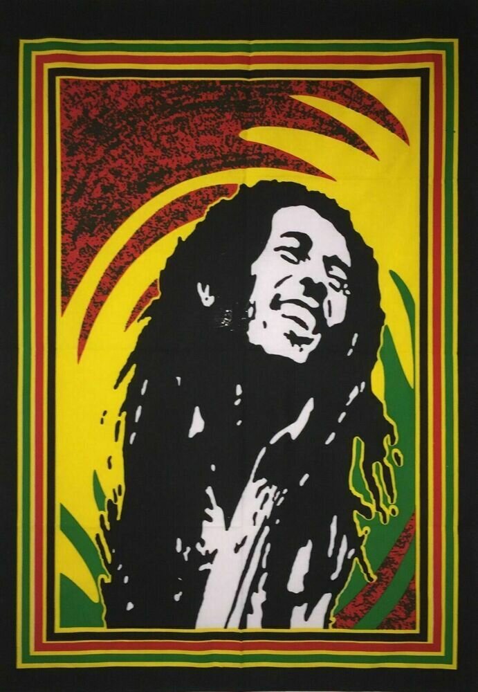 Гобелен мандала Боб Марли
