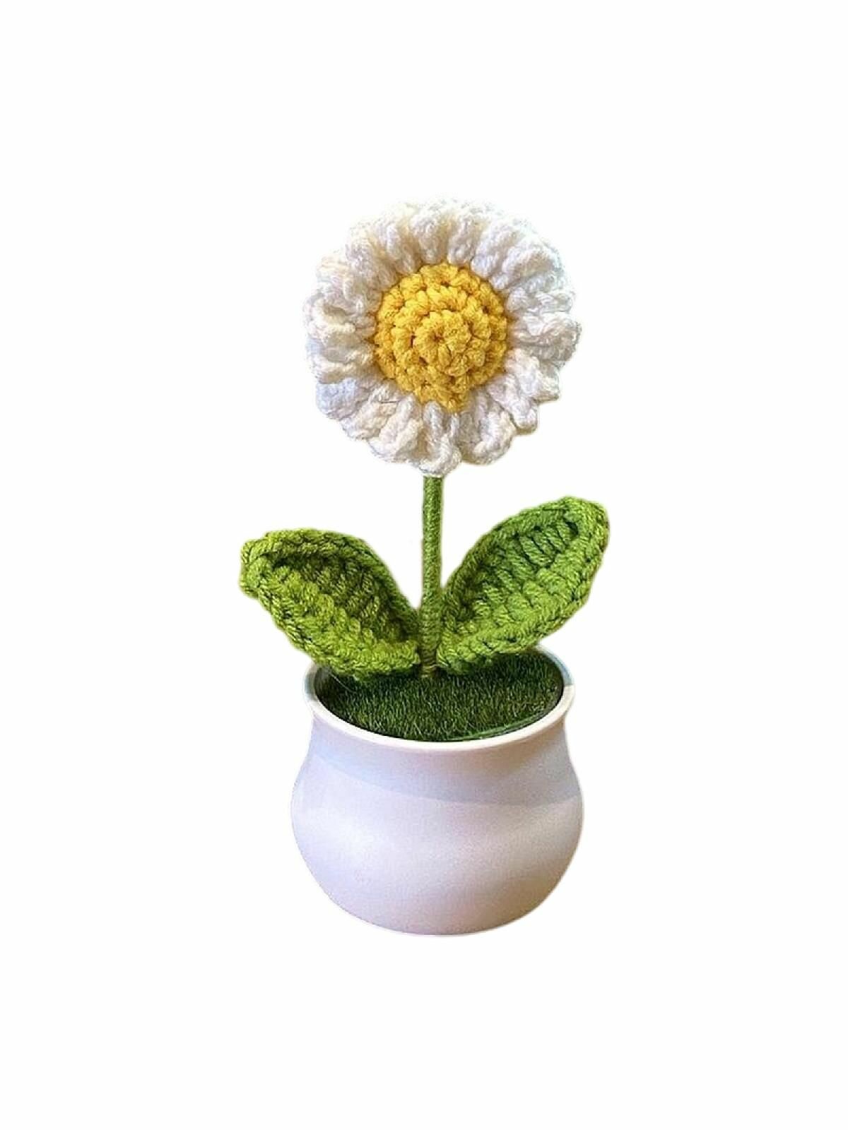 Муляж, Украшение для дома из ландыша ручной работы в горшке-белый