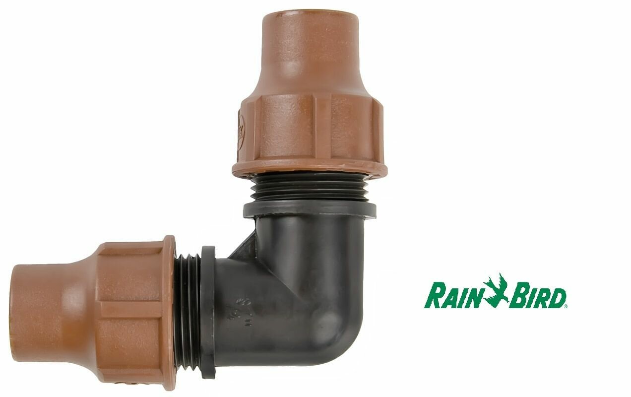Угол компрессионный для капельной трубки 16х16 Rain Bird BF-22 lock (XP0022) комплект - 5 шт.