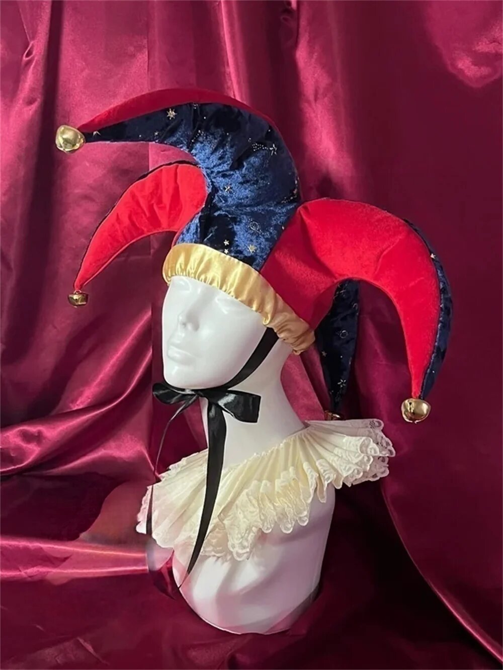 Костюм шута Cosplay Legend Темно-синий, only the hat 6