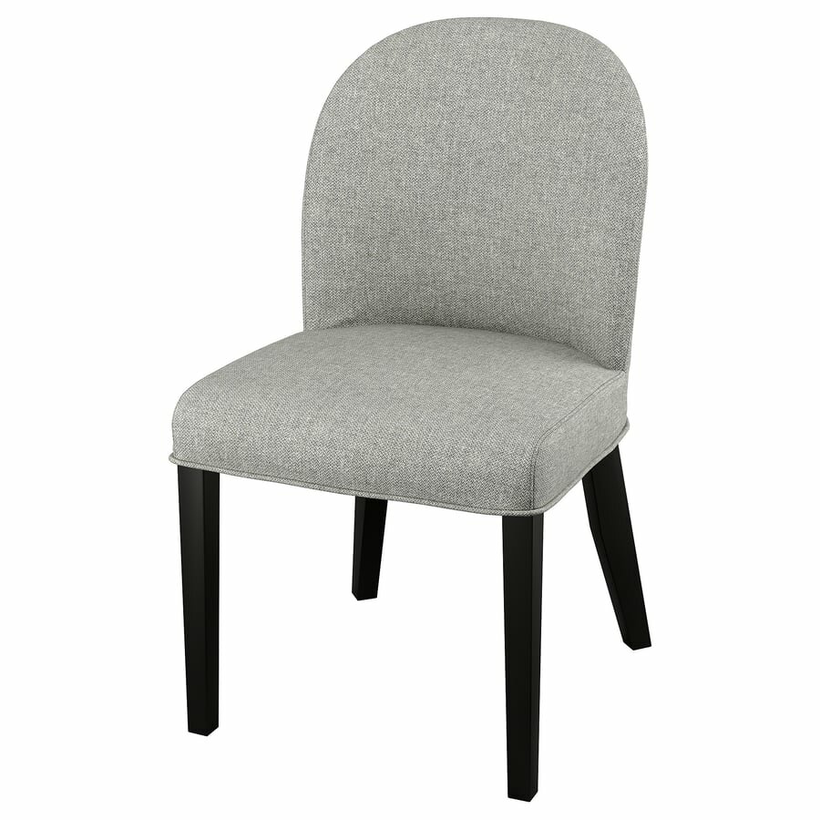 Стул IKEA ROSENTORP Tibbleby, цвет бежево-серый/черный, 306.141.73