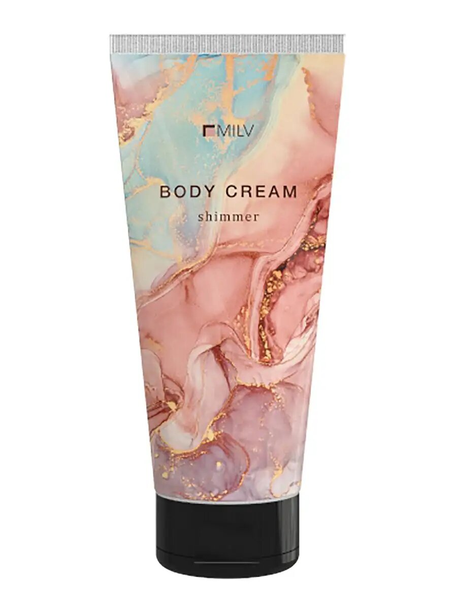 Блестящий крем для тела с шиммером увлажняющий