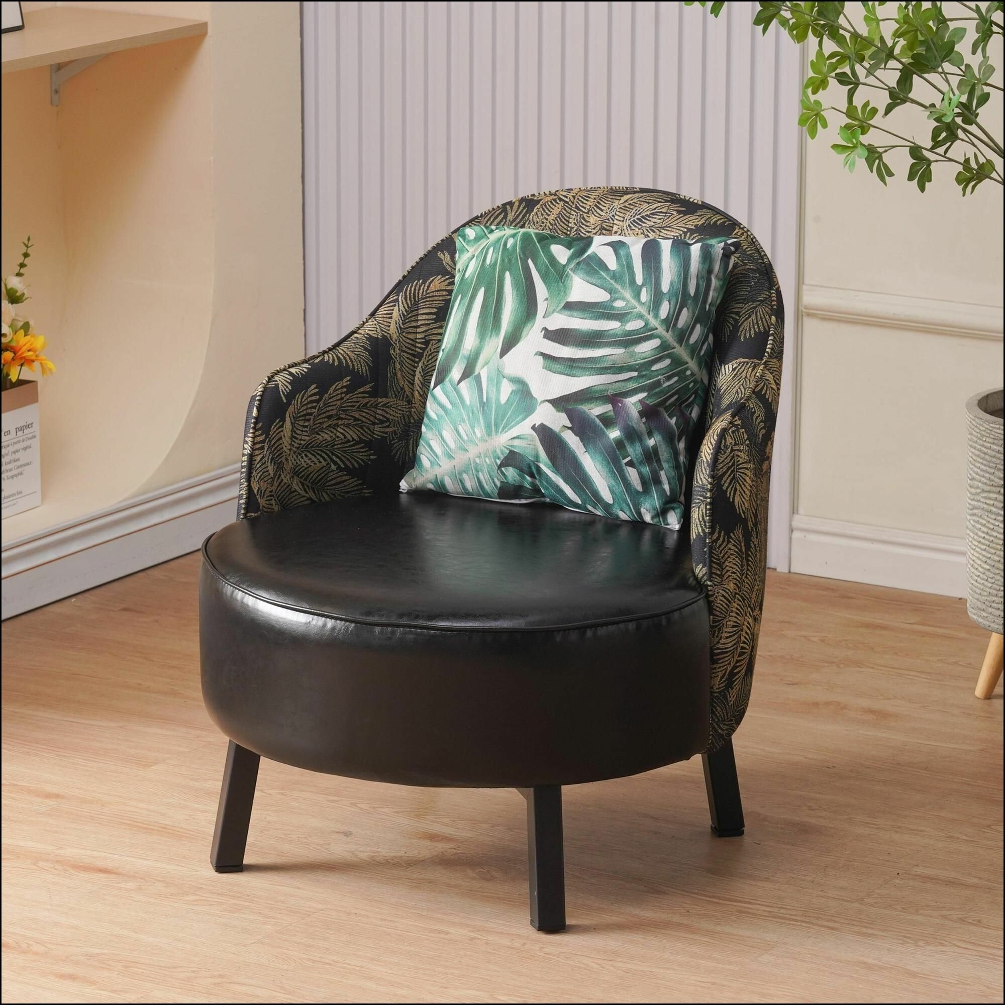 Удобный и непринужденный диван-кресло с поворотом на 360 градусов, 60*60*70 см, бесплатная подушка