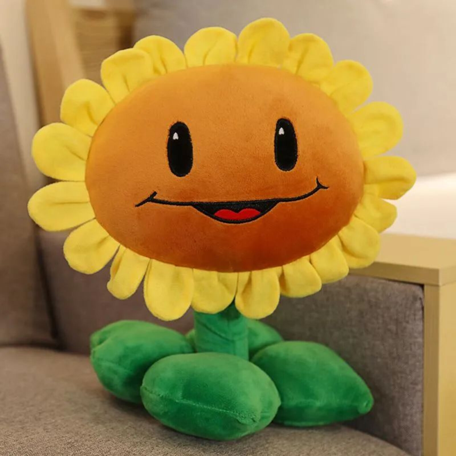 Игровая продукция плюшевые игрушки: Plants vs. Zombies, 12 дюймовые гороховые PVZ Plants Peashooter Zombies плюшевые игрушки 1 2 мягкие плюшевые куклы Fire Pea игрушка новая, размер 6-7 дюймов (16-18 см), упаковка 1 ПКС гороховая PVZ плюшевая игрушка