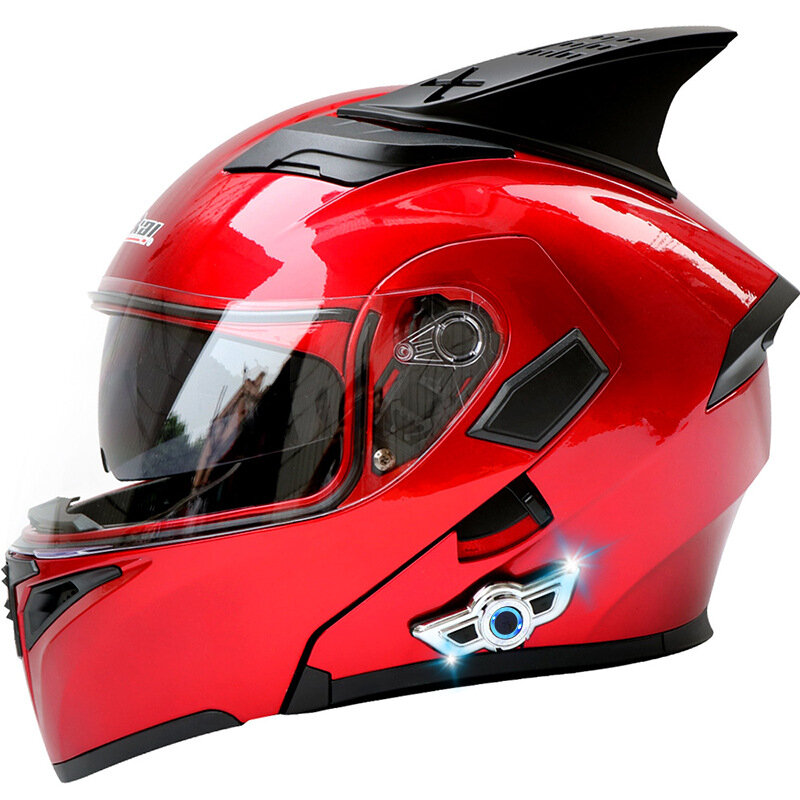 Мотоциклетный шлем Cool Ride Treasure, Bluetooth, с открытым лицом