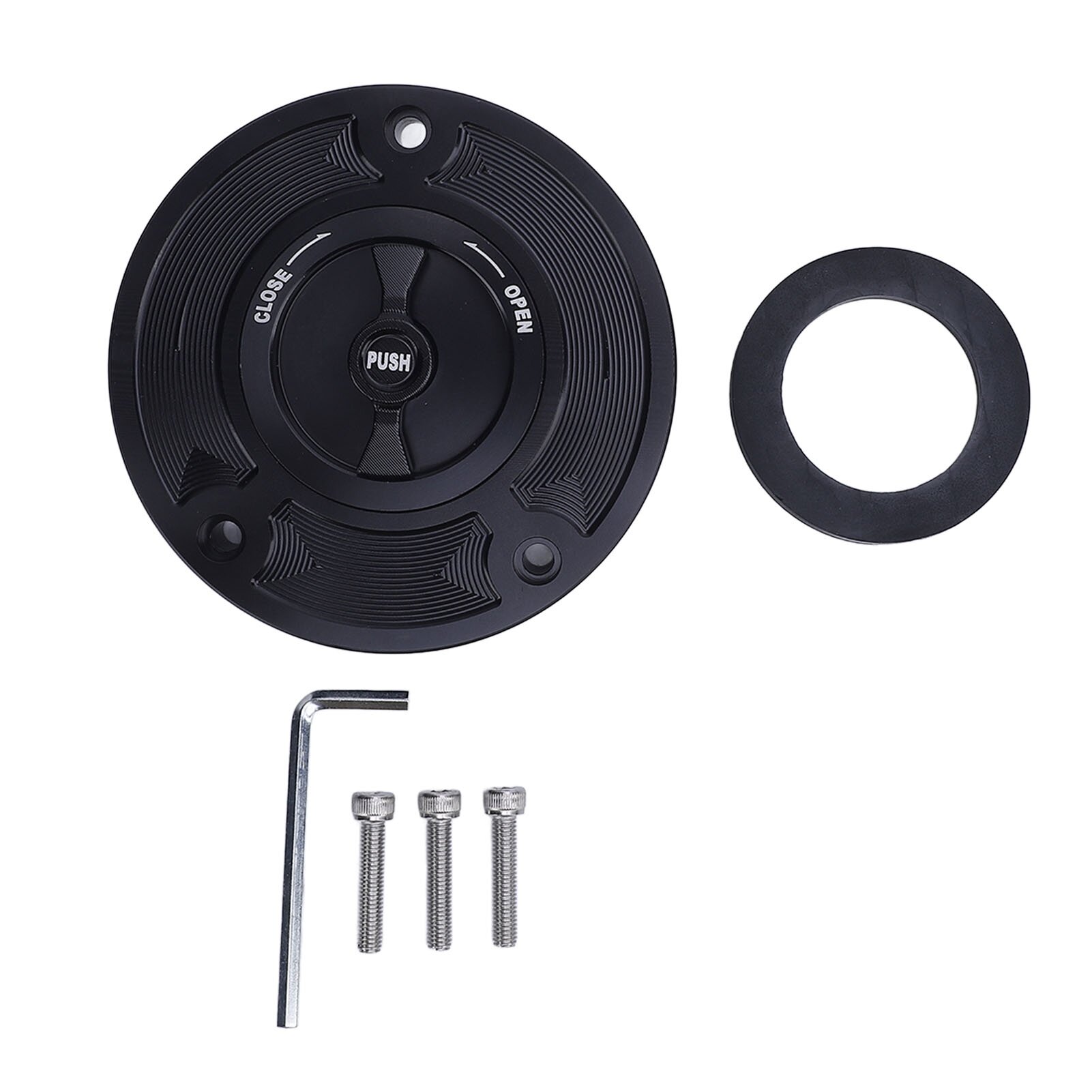 Крышка топливного бака мотоцикла без ключа, герметичная, из алюминиевого сплава, для моделей GSXR600, GSXR750, GSX650, GSXR1000, GSF1200