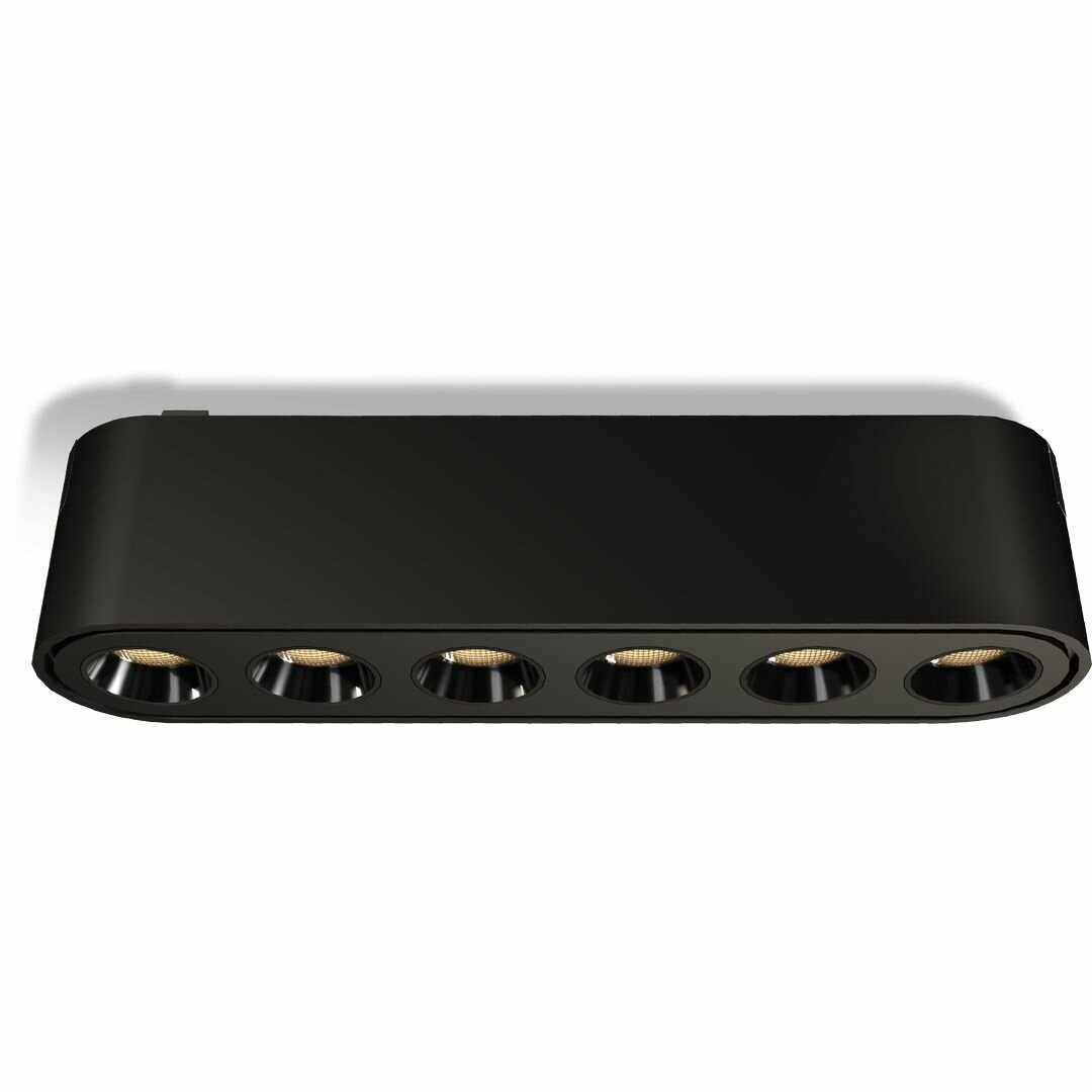 Трековый светильник Wertmark Technical Hadar W25xL114.5 мм LED цвет черный, арт. WTH. O20.607.30.06