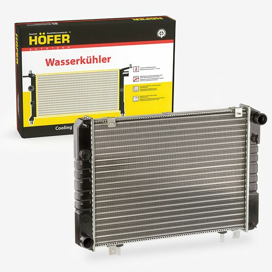 Радиатор охлаждения сборный для ГАЗ 3302 Газель с 99г. в. 3х рядный, арт HF708424