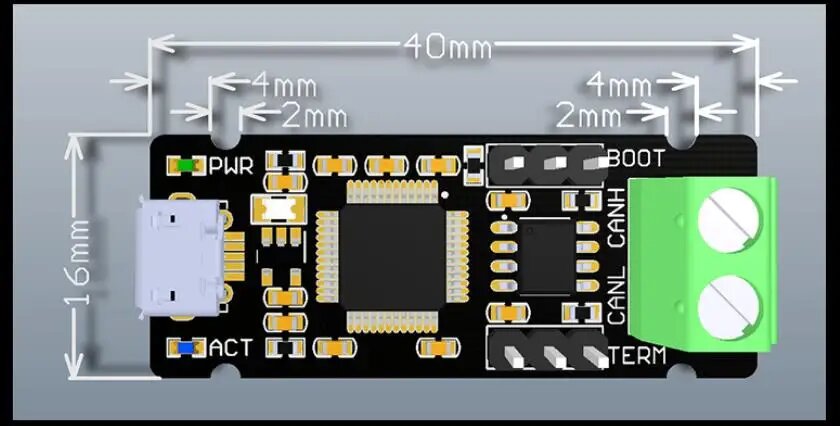 Модуль Cando Microbus с Usb на Can — фото 1