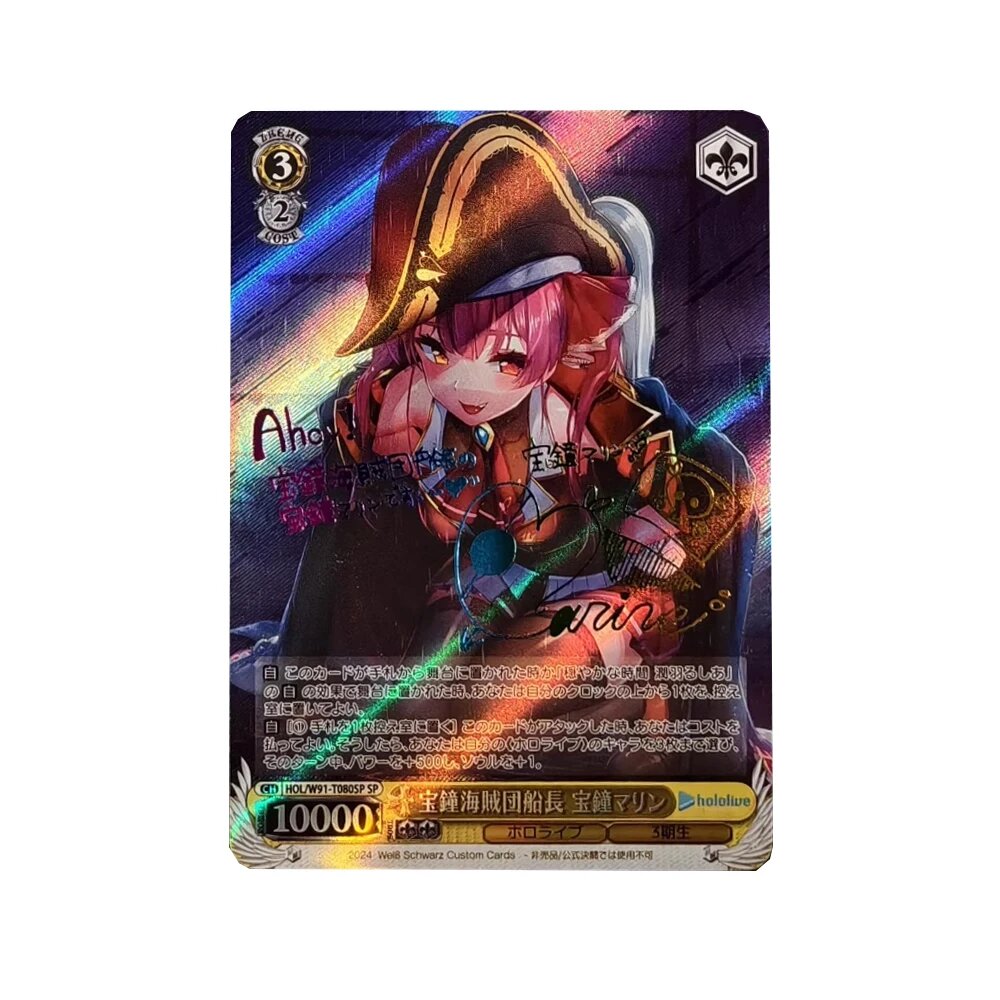 Коллекционные карты Bandai Weiss Schwarz VTuber, A Color flash, Унисекс