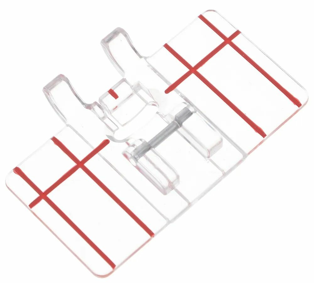 Лапка для швейной машины универсальная с разметкой для идеально параллельных строчек (4/8, 3/8, 0.2 см)