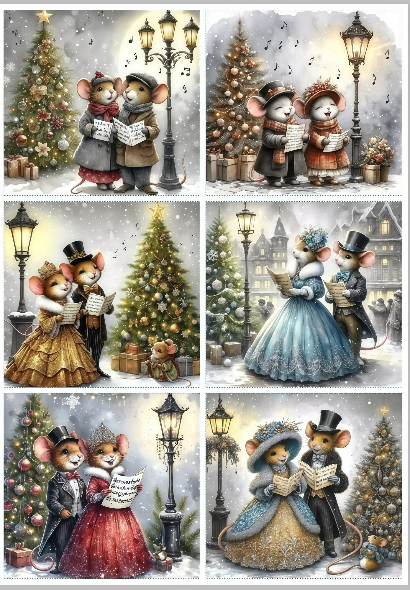 Декупажная карта AT Deco About Time, А4, 40 г/м², 21 см x 29,7 см